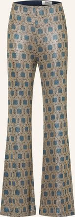 Siyu Siyu Bootcut-Hose Aus Jersey blau