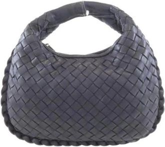 Bottega Veneta Sac bandouli&egrave;re en cuir Pre-owned - Femme - Pre-owned - Gris - Taille: ONE Size