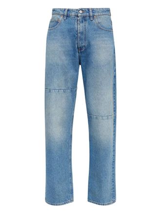 Maison Margiela jean &agrave; poches multiples - Bleu