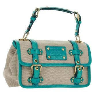 Louis Vuitton Sac &agrave; main en toile Pre-owned - Femme - Pre-owned - Bleu - Taille: ONE Size