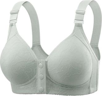 Generic Bralettes sans coutures sous la poitrine - Col en V doux - Respirant - Rembourr&eacute; - Couverture compl&egrave;te - Soutien-gorge quotidien, vert, XXL