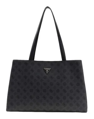Guess sac &agrave; &eacute;paule sac de voyage Wilder Travel Tri Compartment Tote Charcoal gris fonc&eacute;