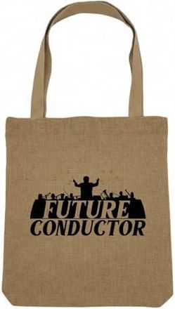 Fabulous Sac Shopping Tote Bag Aspect Lin - Future Conductor Classical Music Orchestra - Sac de Courses Toile Epaisse 360g Beige Naturel Cabas Port&eacute; Epaule Sol