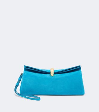 Jacquemus Clutch Val&eacute;rie aus Veloursleder
