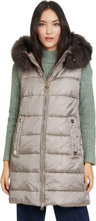 Betty Barclay Damen 7384/1546 Watteweste, Dark Almond, 46