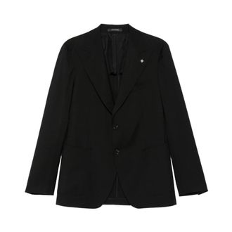 Tagliatore Pin-Lapel Jacke aus Schurwolle - - Jackets - Herren - Schwarzk - 3XL