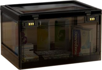 Generic Transparente Aufbewahrungsbox Mit Schloss - Abschließbarer Aufbewahrungsbehälter, Aufbewahrungsbox Mit Passwortschloss | Kompakter Und Stapelbarer Saf