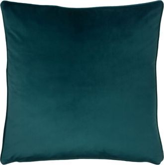 Evans Lichfield Opulenz Kissenbezug, Samt, Teal, 55 x 55cm