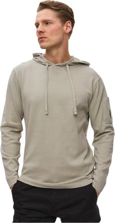 C.P. Company C.p. Company, Homme, Sweatshirts et sweats &agrave; capuche, Gris, Taille: XL Cotton Sea Island Hooded Lens Sweater