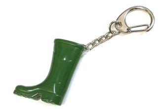 Miniblings Gummistiefel Stiefel Schl&uuml;sselanh&auml;nger - Handmade Modeschmuck I Anh&auml;nger Schl&uuml;sselring Schl&uuml;sselband Keyring - Gummistiefel Stiefel