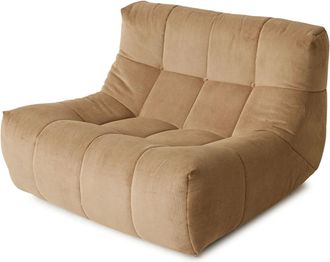 HKliving Fauteuil lounge en velours côtelé Lazy HKliving