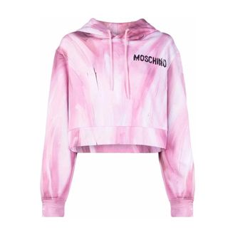 Moschino Damen, Sweatshirts & Hoodies, Rosa, MGr&ouml;&szlig;e