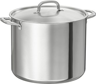 IKEA Ikea 365+ Topf mit Deckel, 15,0 l, Edelstahl