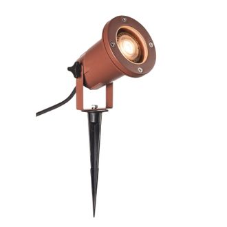 SLV NAUTILUS XL | Au&szlig;enlampe f&uuml;r die Beleuchtung von Garten, Terrasse, Pflanzen, Wegen, Teich, Aussen-Leuchte, Au&szlig;en-Strahler | IP65, GU10, mit Stecker, r
