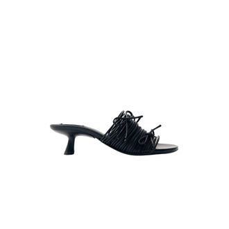 Alohas Alohas, Femme, Chaussures, Noir, Taille: 37 EU Viva Sandales en Cuir