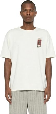 Rhude Homme, Tops, Blanc, Taille: S Fumar 91 TEE