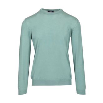 Fedeli Rundhalspullover - - Knitwear - Herren - Blau - L