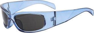 Generic Lunettes De Soleil Dextérieur For Hommes Et Femmes, Idéales For Les Déplacements Quotidiens, Vacances, La Conduite Le Sport(Blue)