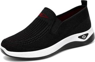 Alexis Leroy Basket San Lacet Femme Maille Confortable Chaussures de Marche Noir 39 EU