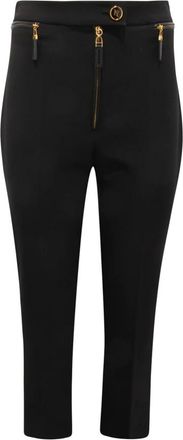 Elisabetta Franchi Femme, Pantalons, Noir, Taille: 44 FR Pa10856E2 Pantalons