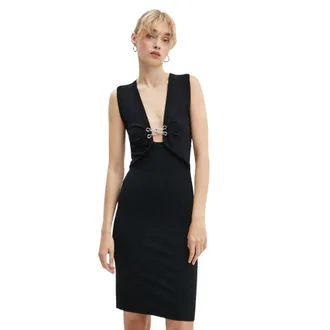 Moschino Femme, Robes, Noir, Taille: 42 FR Robe Courte Ajust&eacute;e