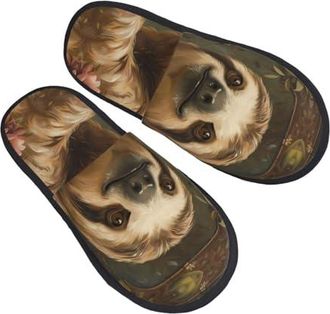 Generic Paresseux Mignon Unisexe Chaussures De Maison Confortable Pantoufles Peluche Chaussons Pour Ext&eacute;rieur Maison Hiver L