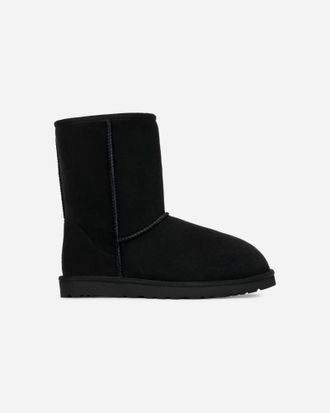 UGG Classic Short f&uuml;r Herren | Warme Lammfell-Boots auf in Black, Gr&ouml;&szlig;e Twinface