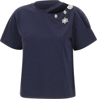 Liu Jo Femme, Tops, Bleu, Taille: 44 FR Liu Jo T-shirts et Polos