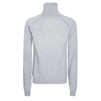 Dondup Femme, Pulls, Gris, Taille: 42 FR Col roul&eacute;s