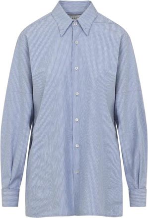 Maison Margiela Femme, Blouses et Chemises, Bleu, Taille: 38 FR S51Dt0030M35718001 Chemise