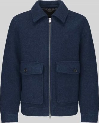 Selected Hemdjacke mit Zweiwege Rei&szlig;verschluss