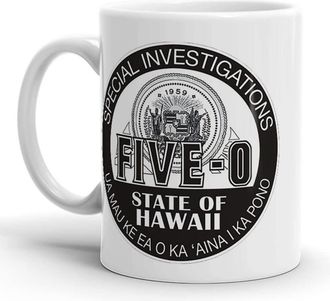 Generic Trinkbecher Hawaii Five-0 Emblem Minimalistisch Kaffeebecher Personalisiert Becher F&uuml;r Freundin Cappuccino Tee