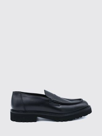 Doucal's Mocassins Penny en cuir lisse avec semelle crant&eacute;e