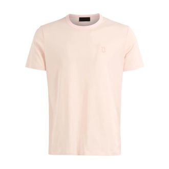 Dondup Homme, Tops, Rose, Taille: L T-Shirt Regular IN Jersey Basi