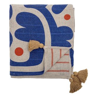 Bloomingville Plaid en coton recycl&eacute; Eviaya Bloomingville