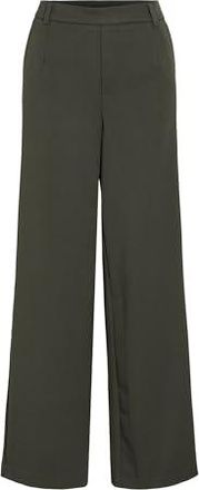 Vila Vila Wide Pant Vivarone Hw Pantalon Large Noos, Bleu fonc&eacute;, 38 Femmes