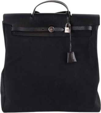 Herm&egrave;s Herbag Pre-owned - Femme - Pre-owned - Noir - Taille: ONE Size