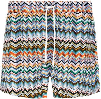 Missoni Homme, Maillots de bain, Multicolore, Taille: L Short de bain Zigzag