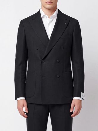 Tagliatore Blazer crois&eacute; en laine &agrave; revers en pointe