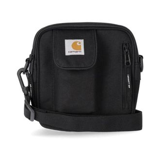 Carhartt Work in Progress Schwarze Umh&auml;ngetasche mit mehreren F&auml;chern - - Bags - Herren - Schwarzk - ONE SIZE