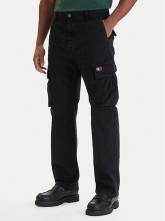 Tommy Jeans Cargohose Otis DM0DM22403 Schwarz Regular Fit