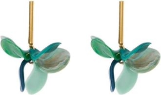 Malababa Femme, Accessoires, Vert, Taille: ONE Size 19Va736 Boucles doreilles pendantes P&eacute;tale