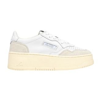 Autry Femme, Chaussures, Blanc, Taille: 39 EU Platform Low Baskets