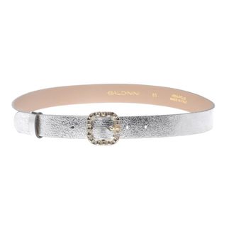 Baldinini Laminated Leather Belt - - Accessories - Damen - Grau - 90 CM