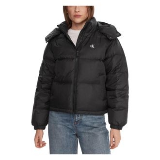 Calvin Klein Jeans Femme, Vestes, Noir, Taille: 36 FR Doudoune L&eacute;g&egrave;re Essentielle