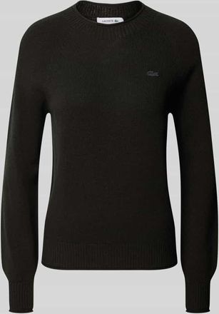 Lacoste Regular Fit Pullover aus reiner Wolle