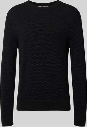 HUGO BOSS Regular Fit Pullover aus reiner Baumwolle Modell Lalex