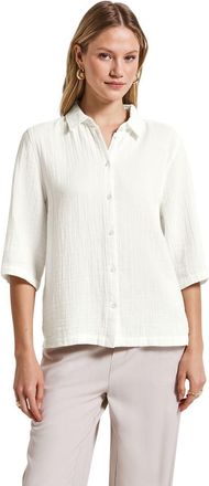 Street One Damen Musselin Hemdbluse
