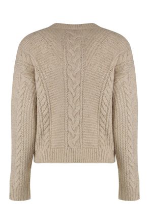 Max Mara Womens Boxy Sweater Crasso Beige Polyamide