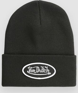 Von Dutch Patcher Cuff Beanie black